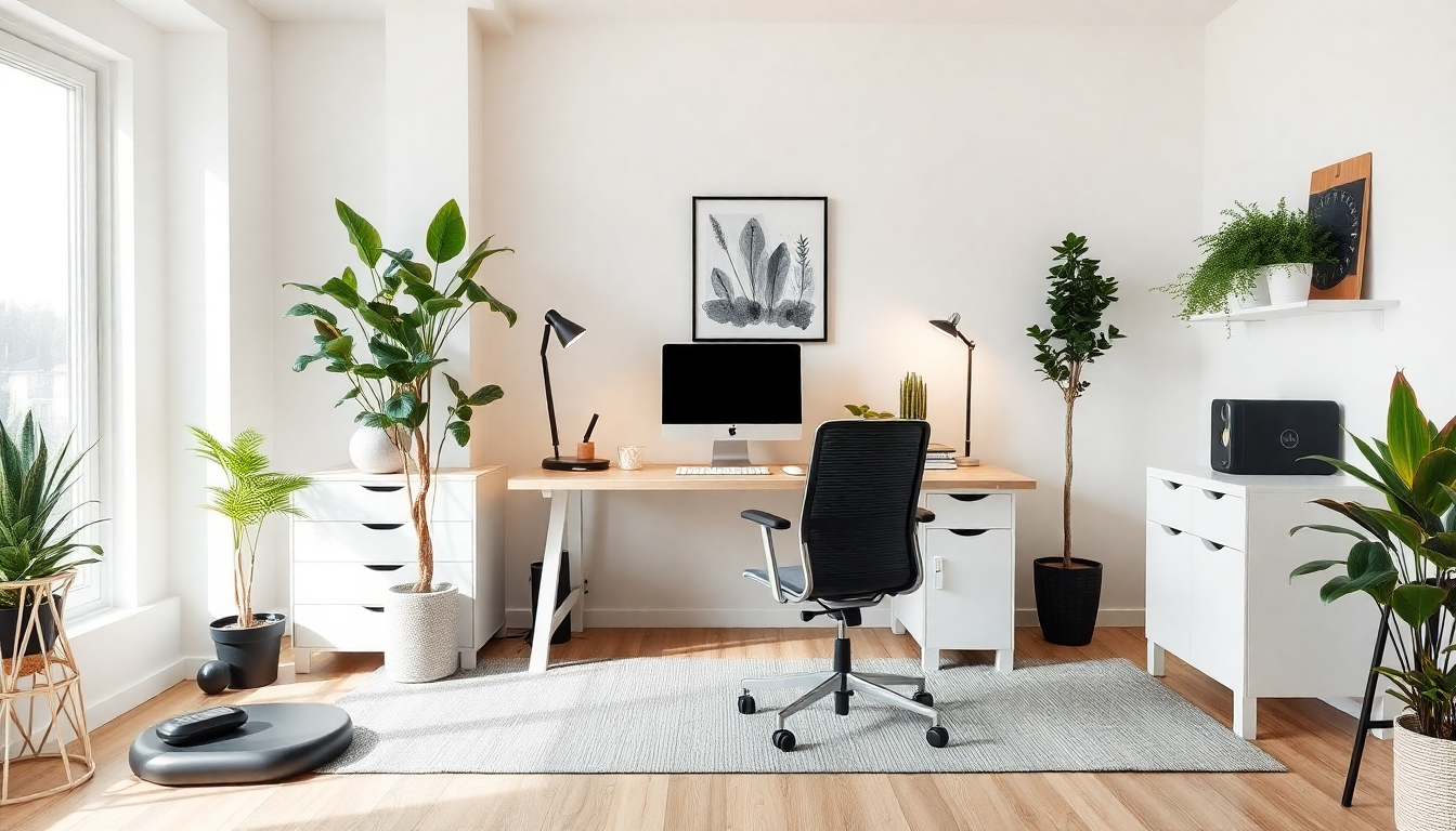 Creating a Productive and Energizing Home Office and Fitness Space in ...