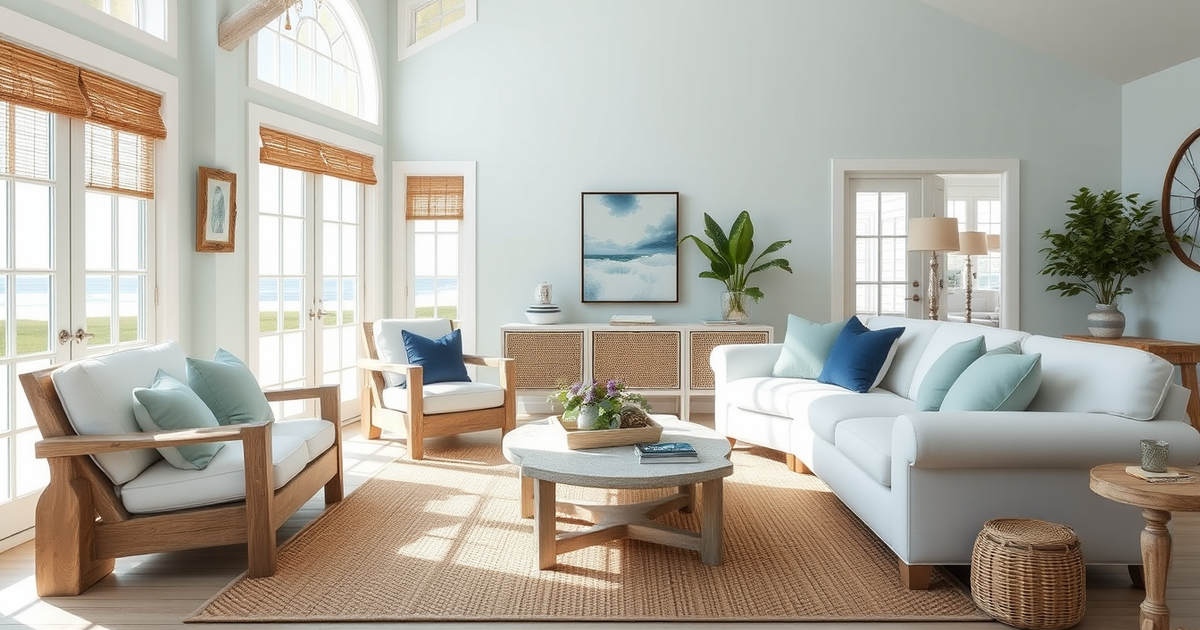 Shoreline Serenity: Decorating with Nautical Colors and Textures ...