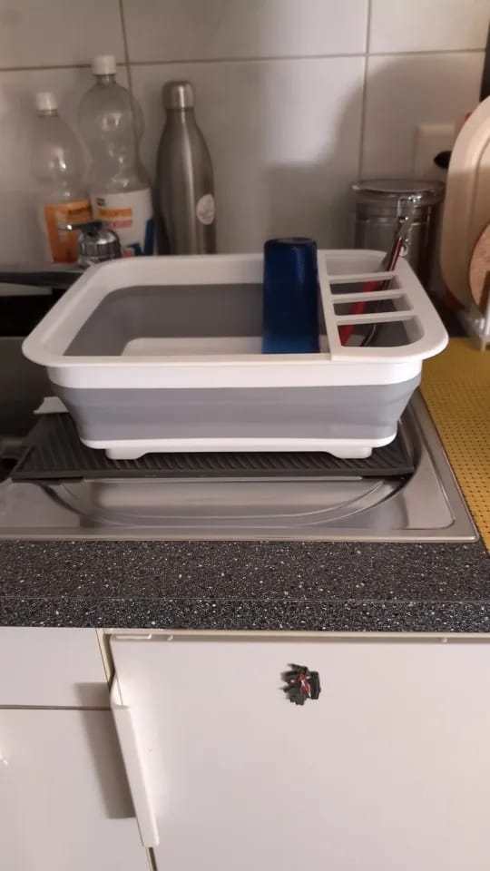 Transform Your Kitchen with the Foldable Dish Drying Rack – Dondepiso