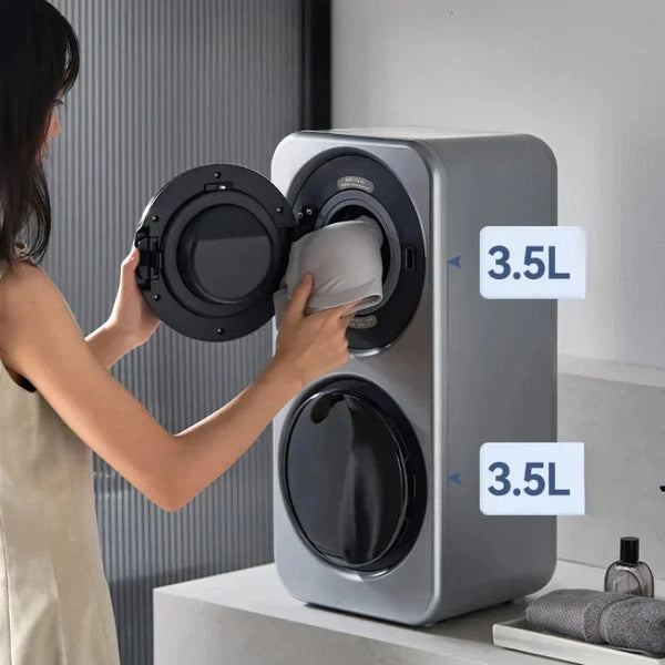 Double Cabin Washing Machine, Separate Wash for Underwear and Clothes ...