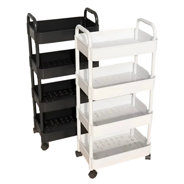 Multi-Layer Trolley Rack, Trolley Organizer, Mobile Bathroom Storage ...