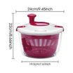 Manual Rotating Salad Bowl With Drain – Dondepiso