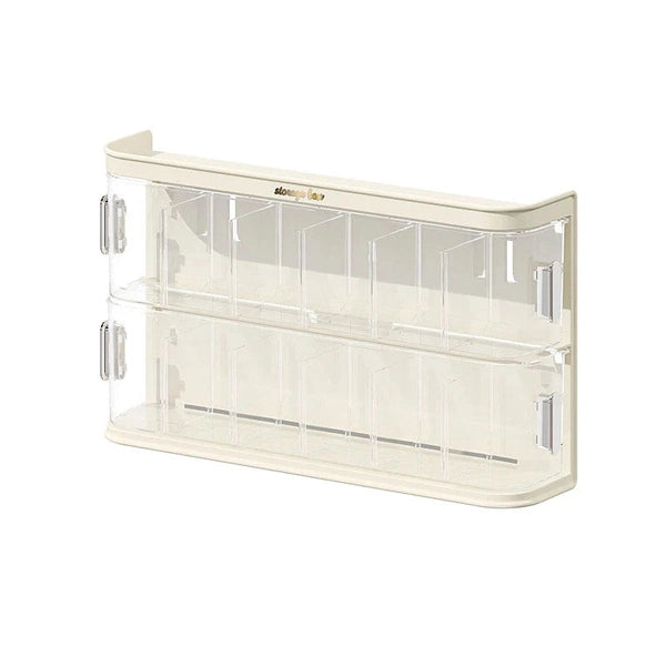Wall-Mounted Multi-Layer Drawer Organizer Removable Clear Underwear ...