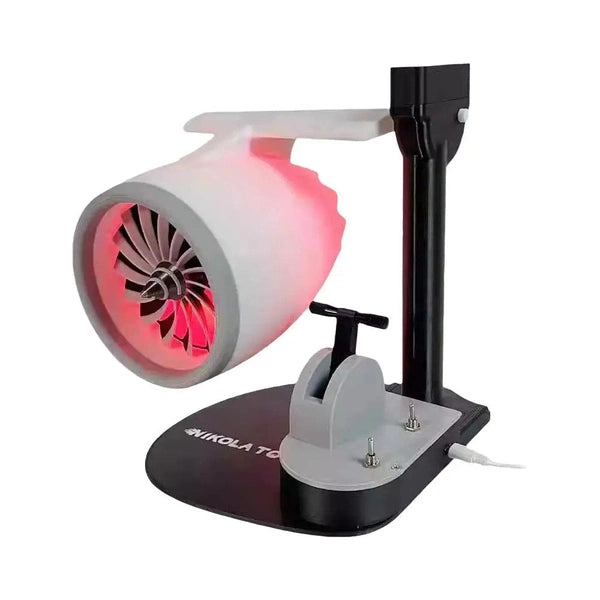 Turbojet Fan Blower with Humidifier Spray and Red Tail Flame Effect ...