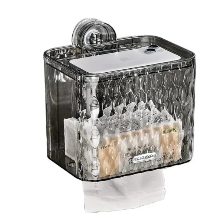 Wall-Mounted Waterproof Toilet Tissue Box – Dondepiso